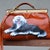 Snow Leopard Bag Leather Doctor Bag Hand Painted - Etsy
