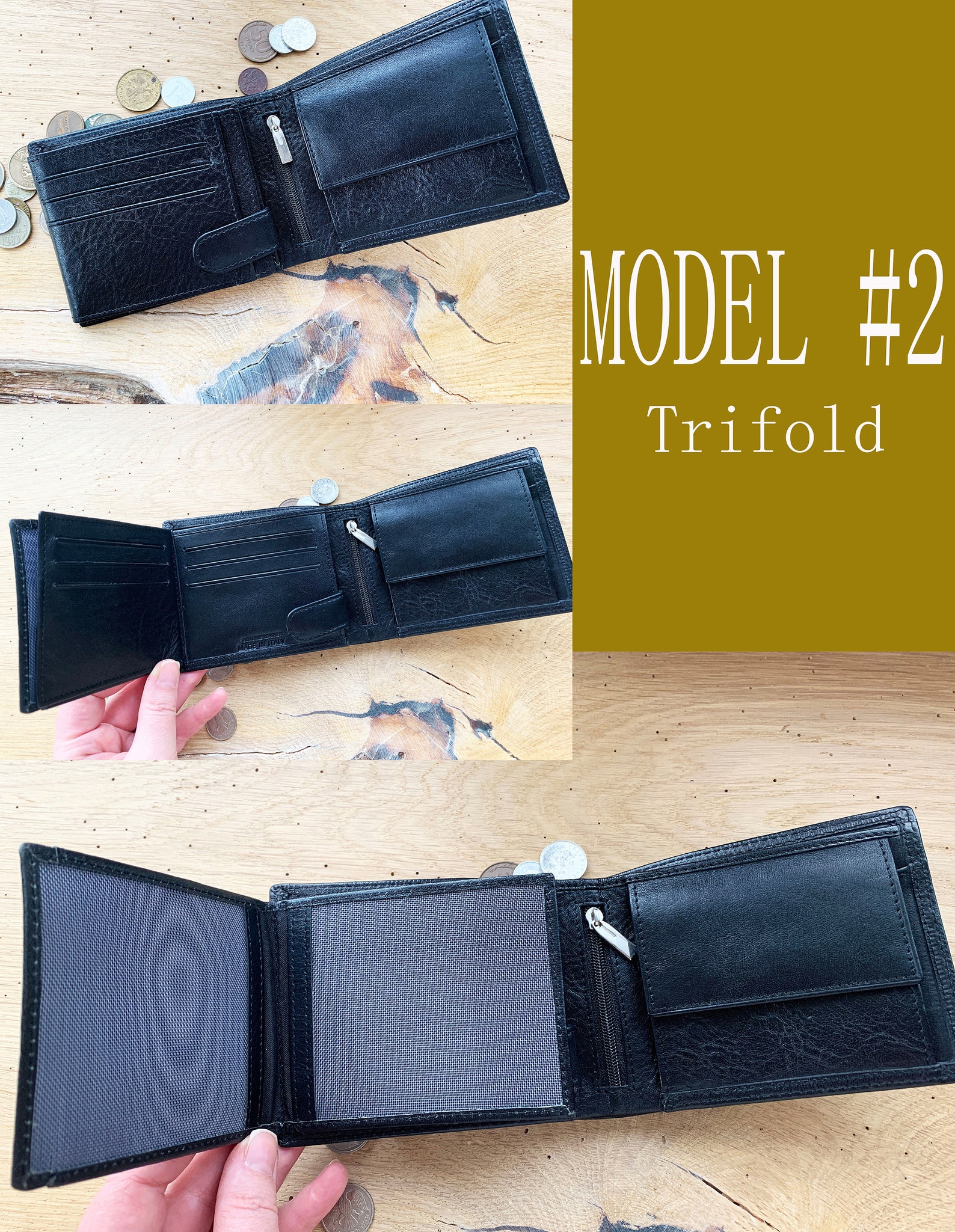 Steampunk Wallet Personalized Wallet Men Hand Painted Leather - Etsy