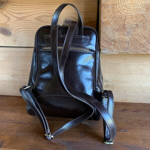 Lunar Moth Backpack Women Mini Leather Backpack Witchy Aesthetic Hand ...