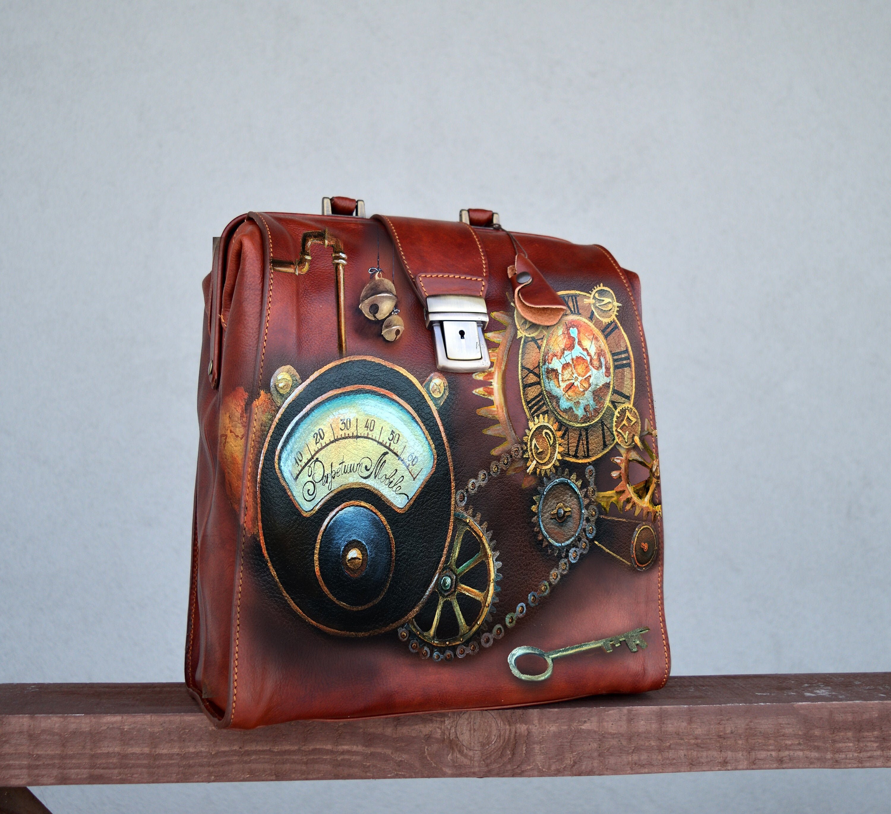 Steampunk Backpack Leather