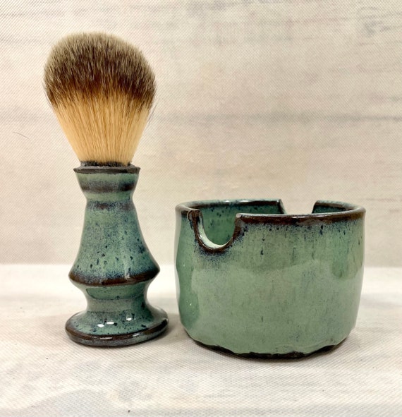 Pottery Handmade Stoneware Ceramic Shave Set - Etsy