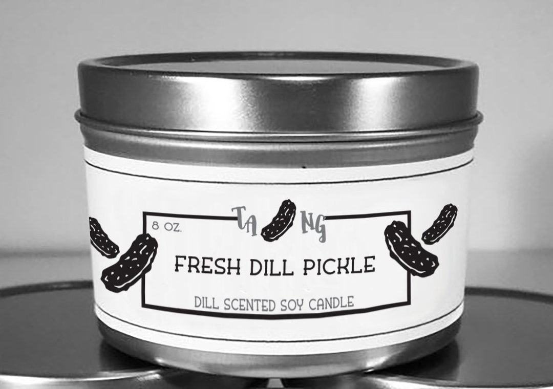 Fresh Dill Pickle Scented Soy Candle - Etsy