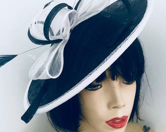 Navy Wedding Hat | Etsy