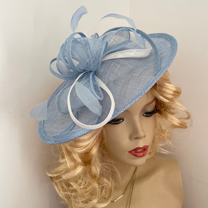 Light Blue Derby Hat - Etsy