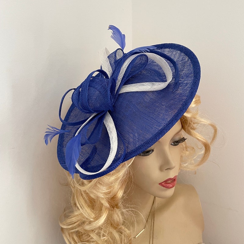 Cobalt Blue Hat for Ascot - Etsy UK