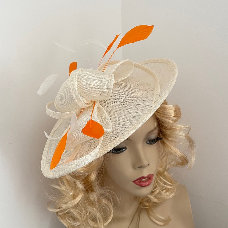 Cream Fascinator - Etsy UK