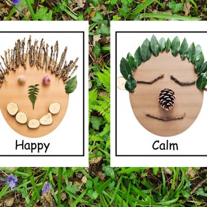 Emotions Flash Cards | Nature Emotions | Digital Download | Kids ...