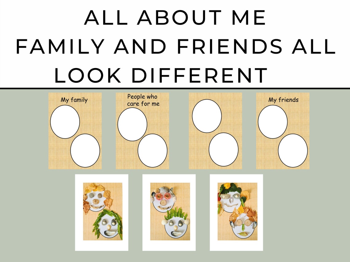All About Me Activity Printable Digital Download Nature - Etsy