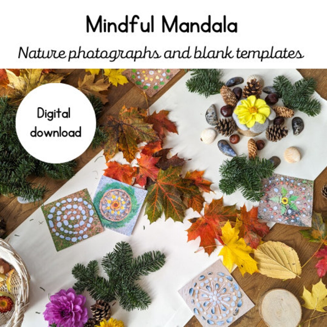 Mindful Mandalas | Mindfulness Activity | Nature Craft Activity ...