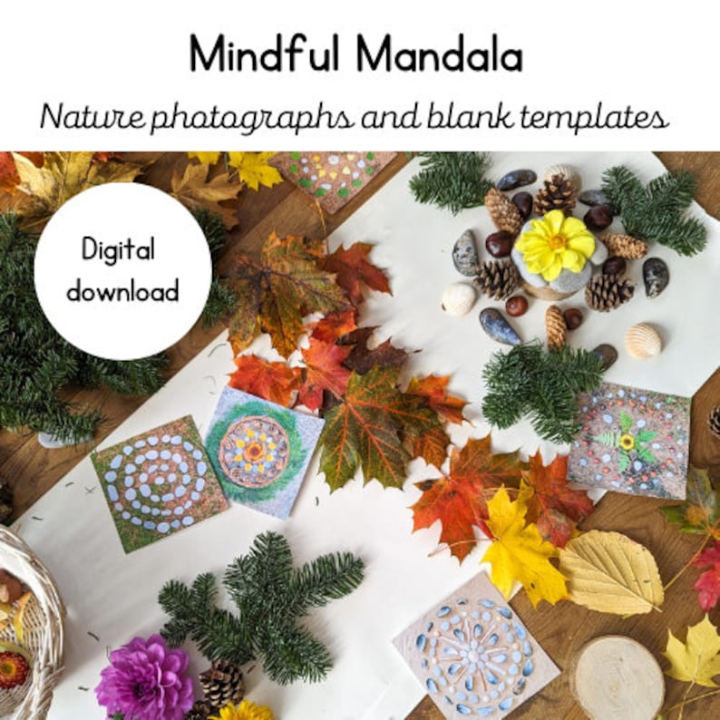 Mindful Mandalas | Mindfulness Activity | Nature Craft Activity ...