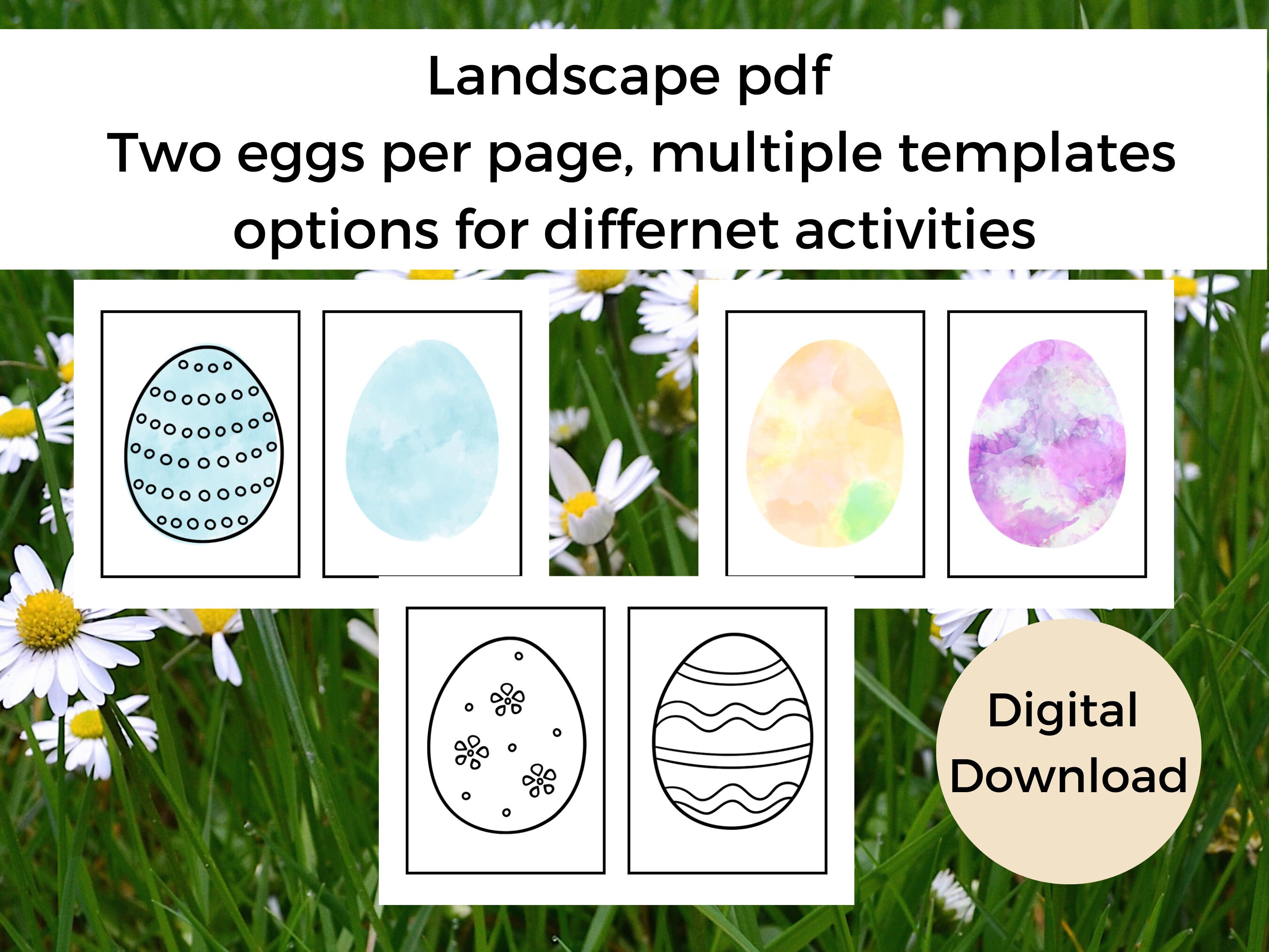 Pre Handwriting Egg Patterns Mark Making Patterns Easter Egg Hunt ...