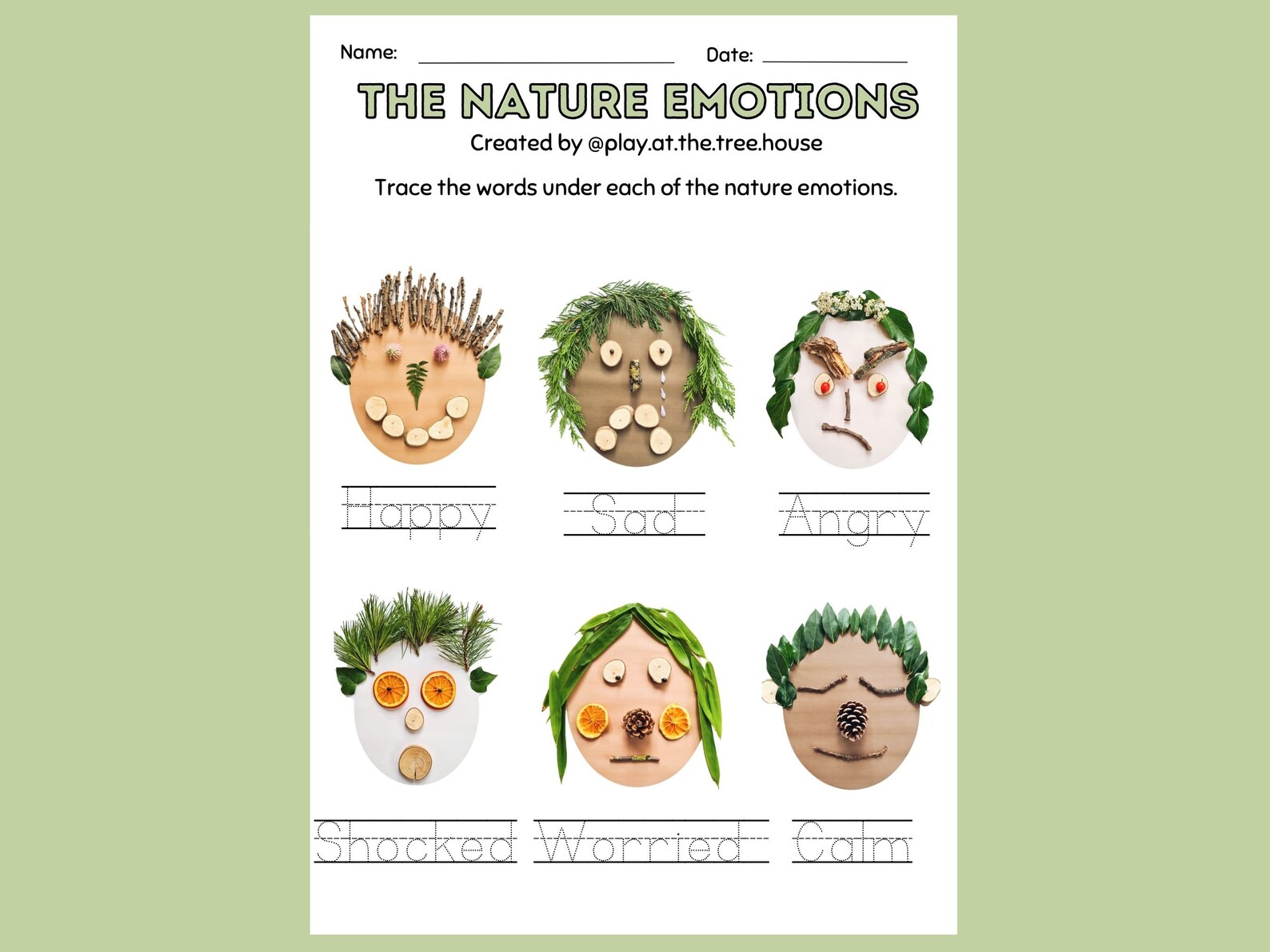 Emotions Worksheets | Emotions Resources | Forest School Emotions ...