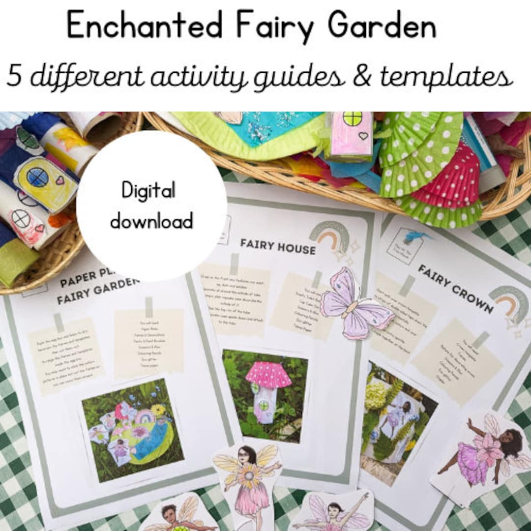 Enchanted Fairy Garden Activity Guide and Resources | Fairy Garden ...