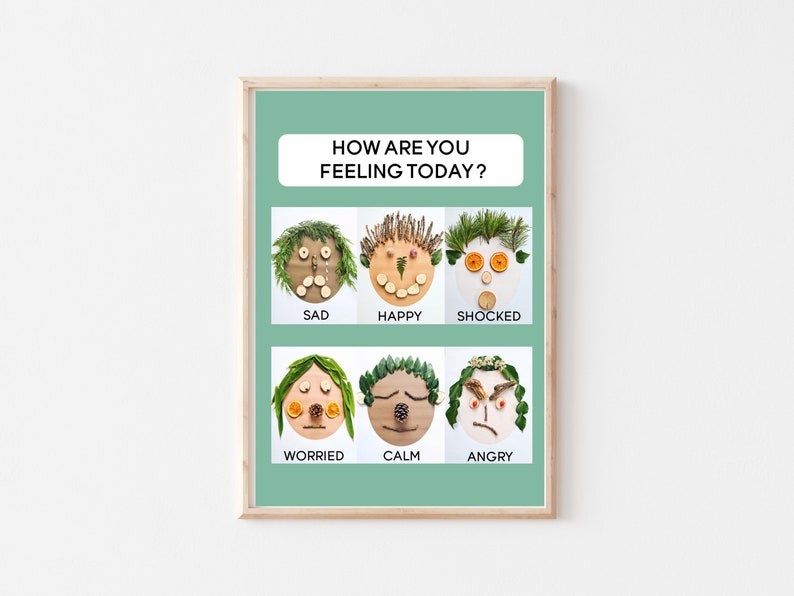 Feelings Emotions Digital Download Print, Poster, Forest School ...