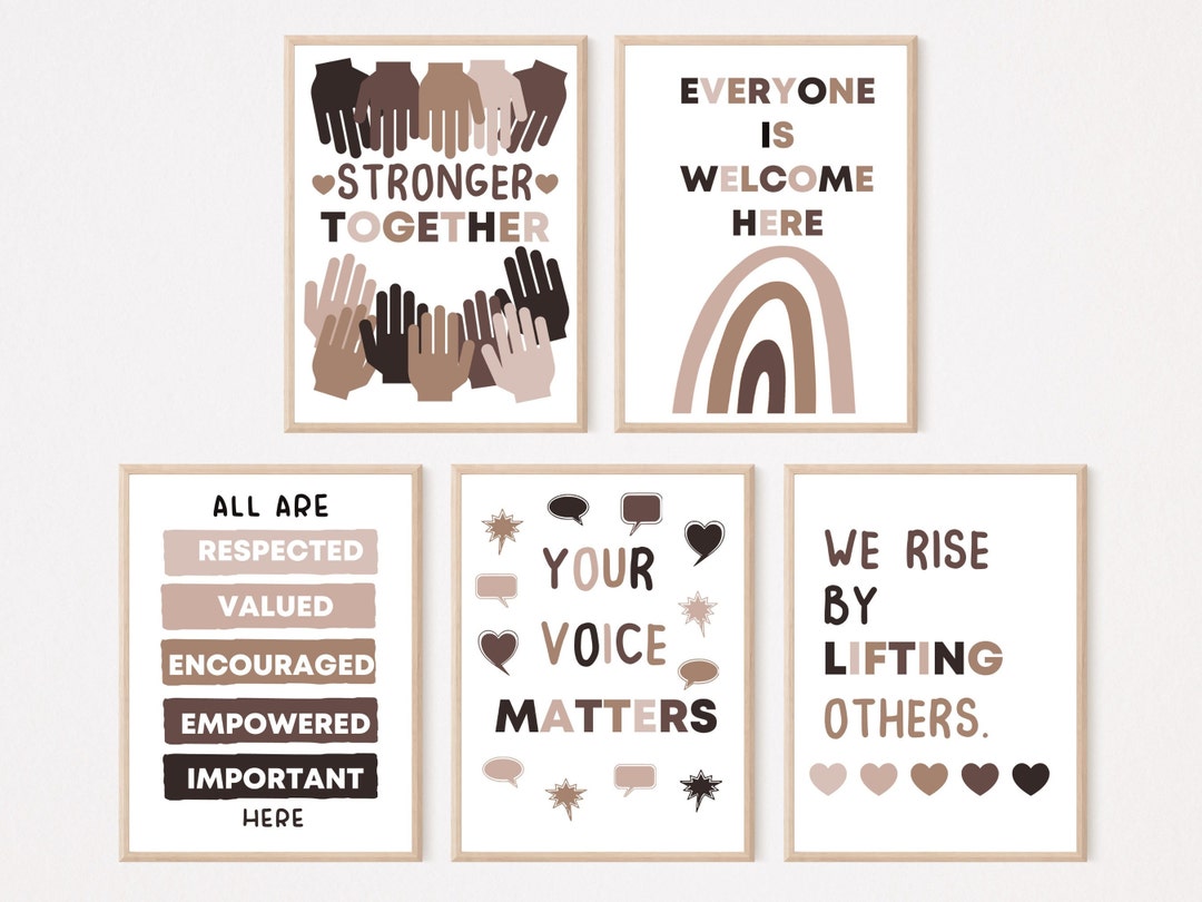 Diversity Digital Download Artwork Bundle. Inclusive Classroom ...