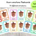 Acorn Emotions Flash Cards | Nature Emotions | Digital Download | Kids ...