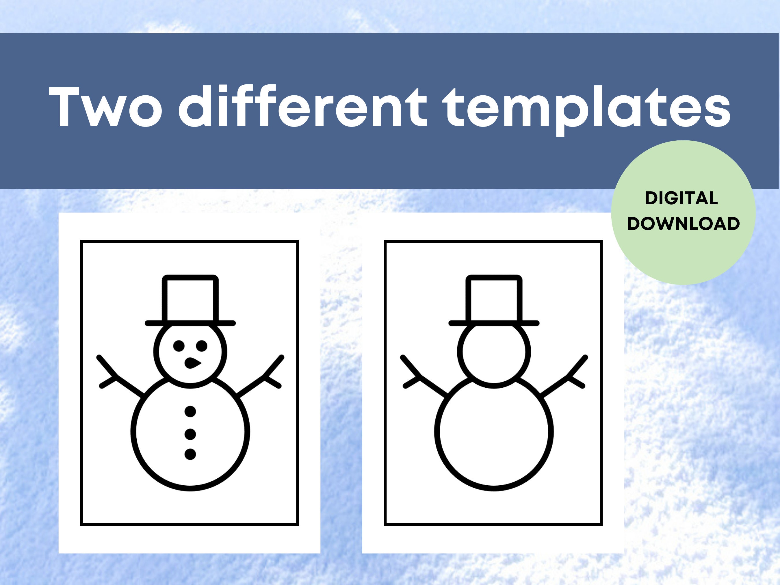 Snowmen Emotions Feelings Flash Cards| Digital Download | Kids Mental ...