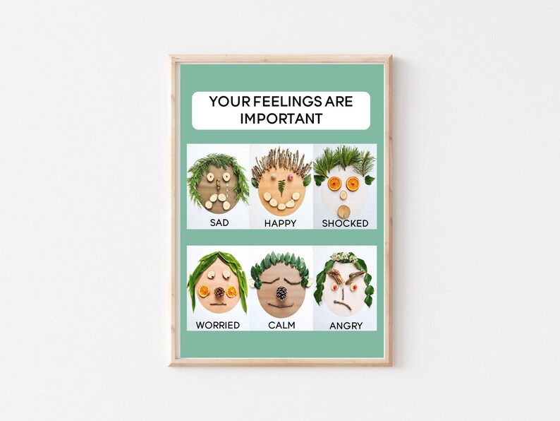 Feelings Emotions Digital Download Print, Poster, Forest School ...