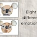 Koala Emotions Flash Cards | Nature Emotions | Digital Download | Kids ...