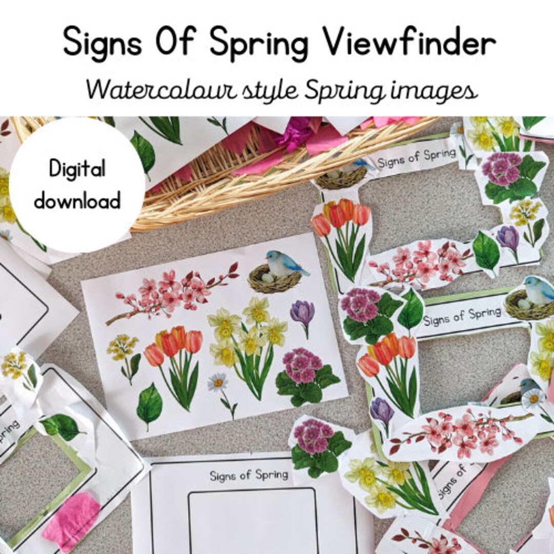 Signs of Spring Viewfinder | Digital Learning Resource | Spring ...