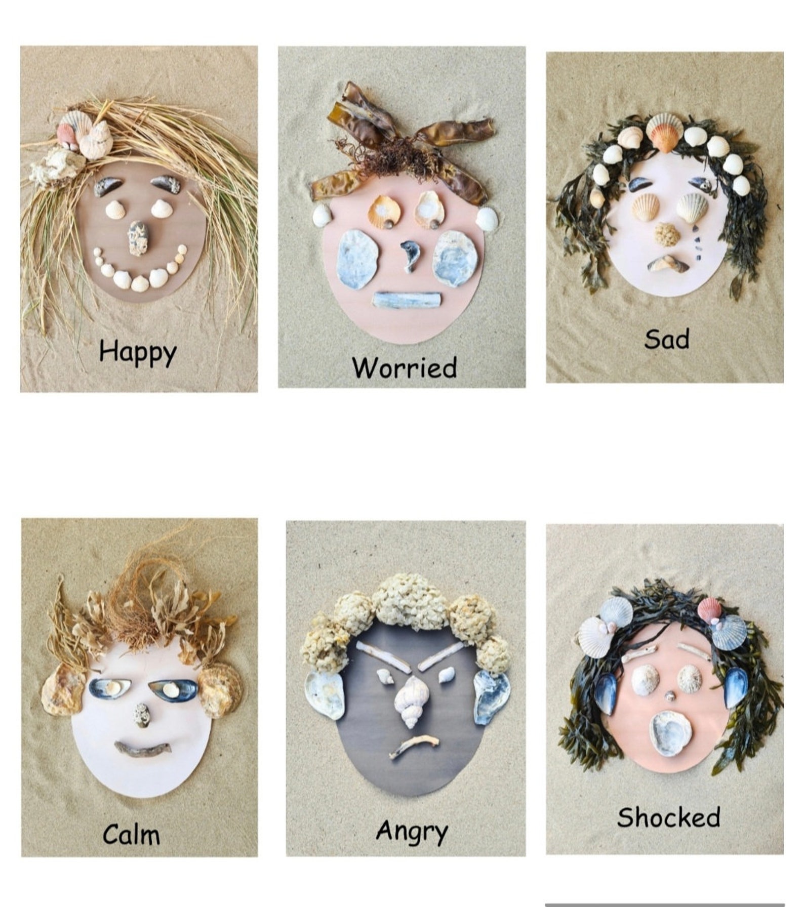 Nature Emotions Flashcards Bundle | Digital Download | Emotions Cards ...