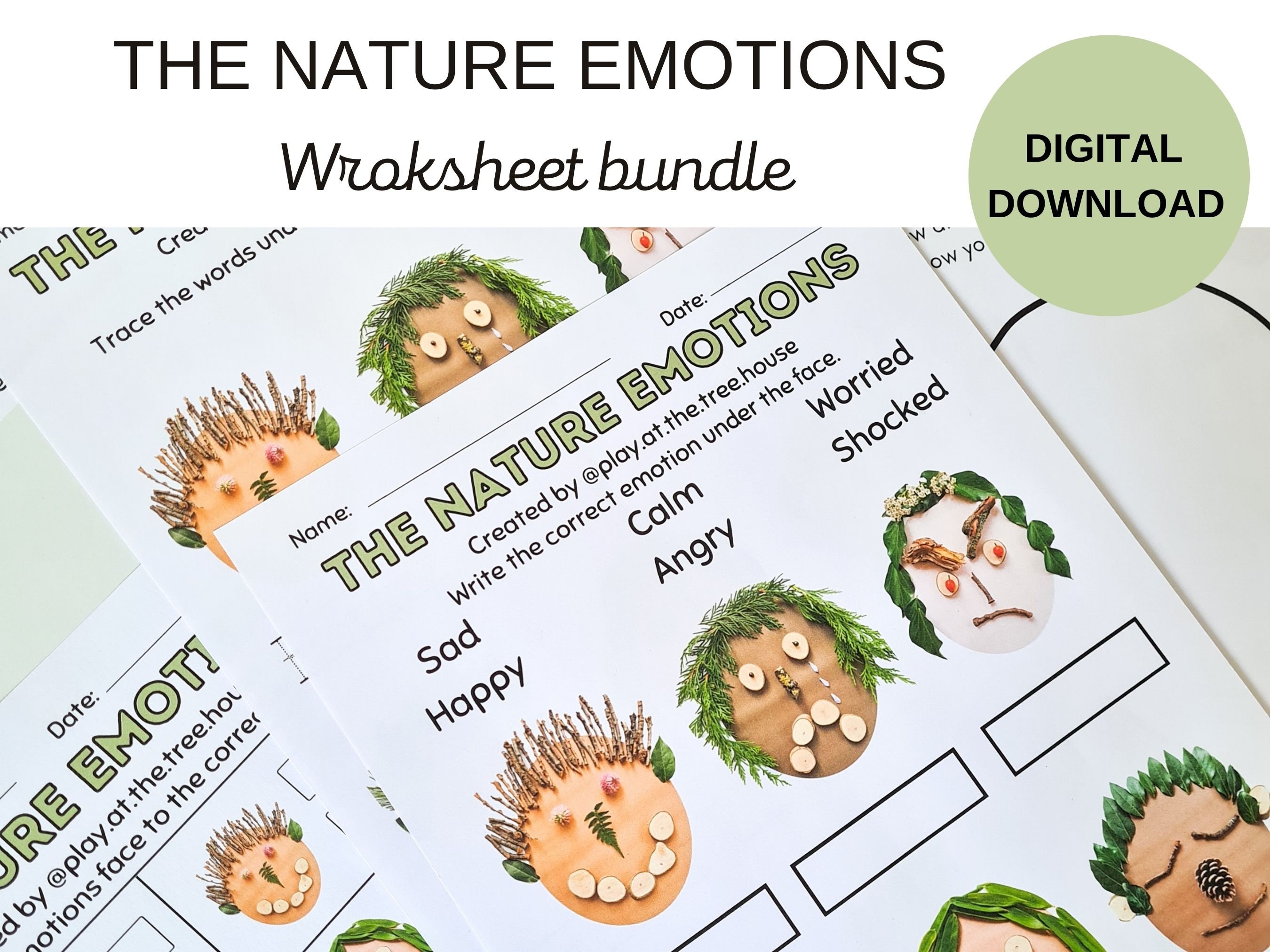 Emotions Worksheets | Emotions Resources | Forest School Emotions ...