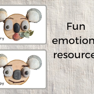 Koala Emotions Flash Cards | Nature Emotions | Digital Download | Kids ...