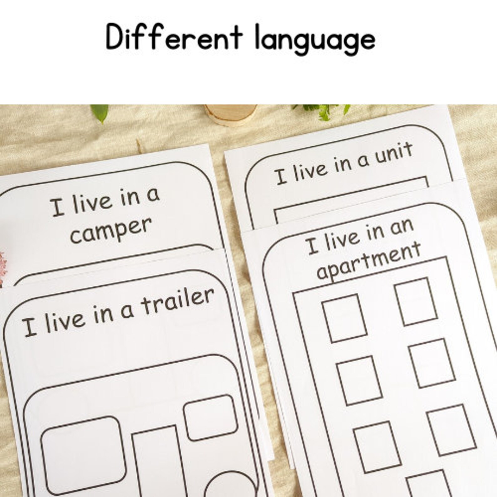 All About Me Activity Printable | Digital Download | Nature Activity ...
