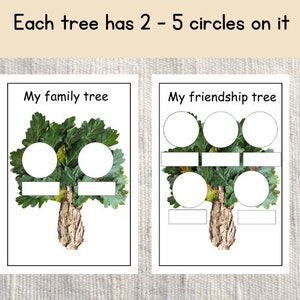 Family Tree and Friends Tree Activity | Nature Emotions | Digital ...