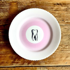 Vintage Victorian Tooth Plate Altered Art / Dental / Dentist / Teeth ...