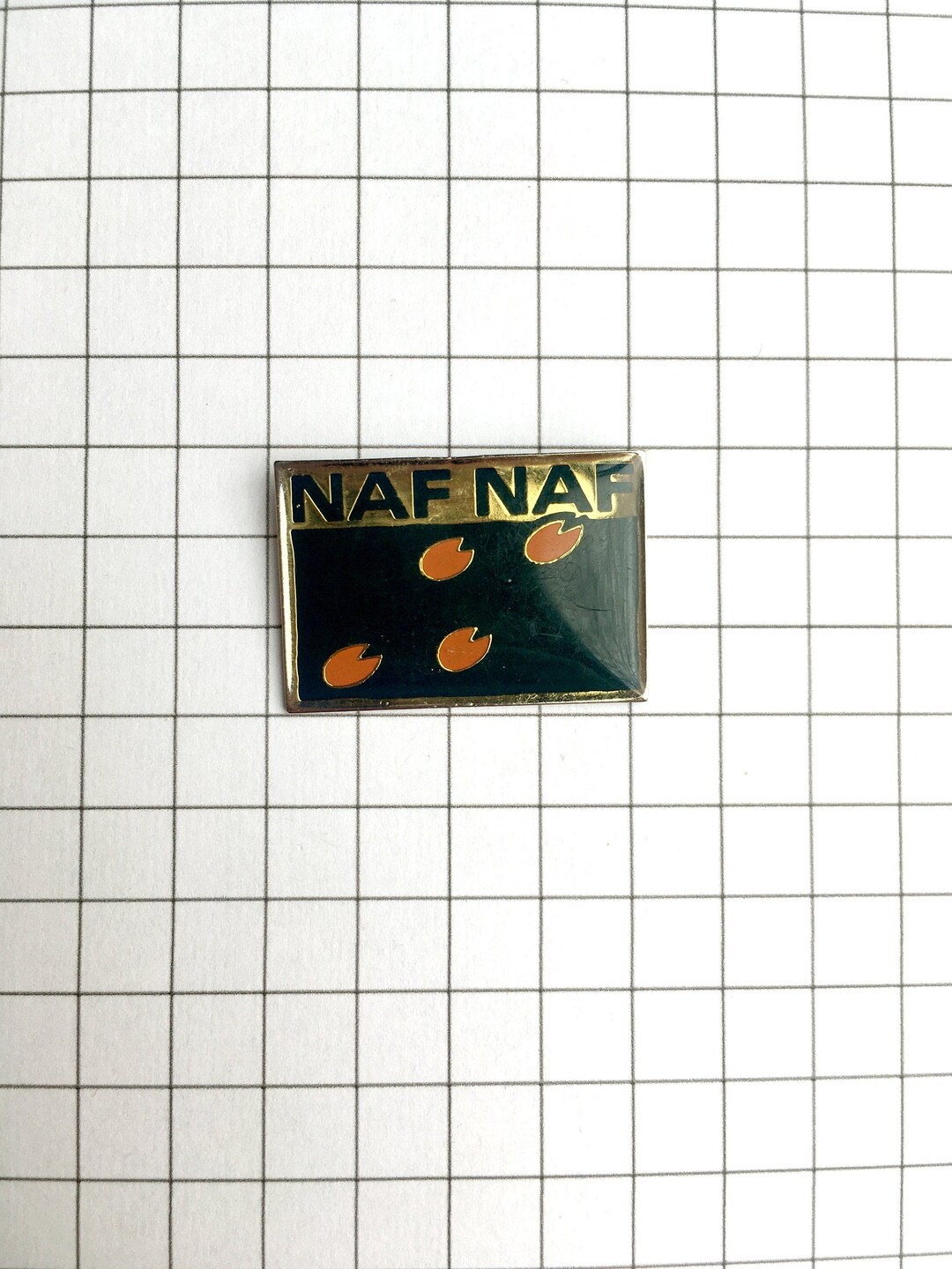 3cm LG Vintage Enamel Pin Badge Naf Naf 90s French Clothes Pin - Etsy