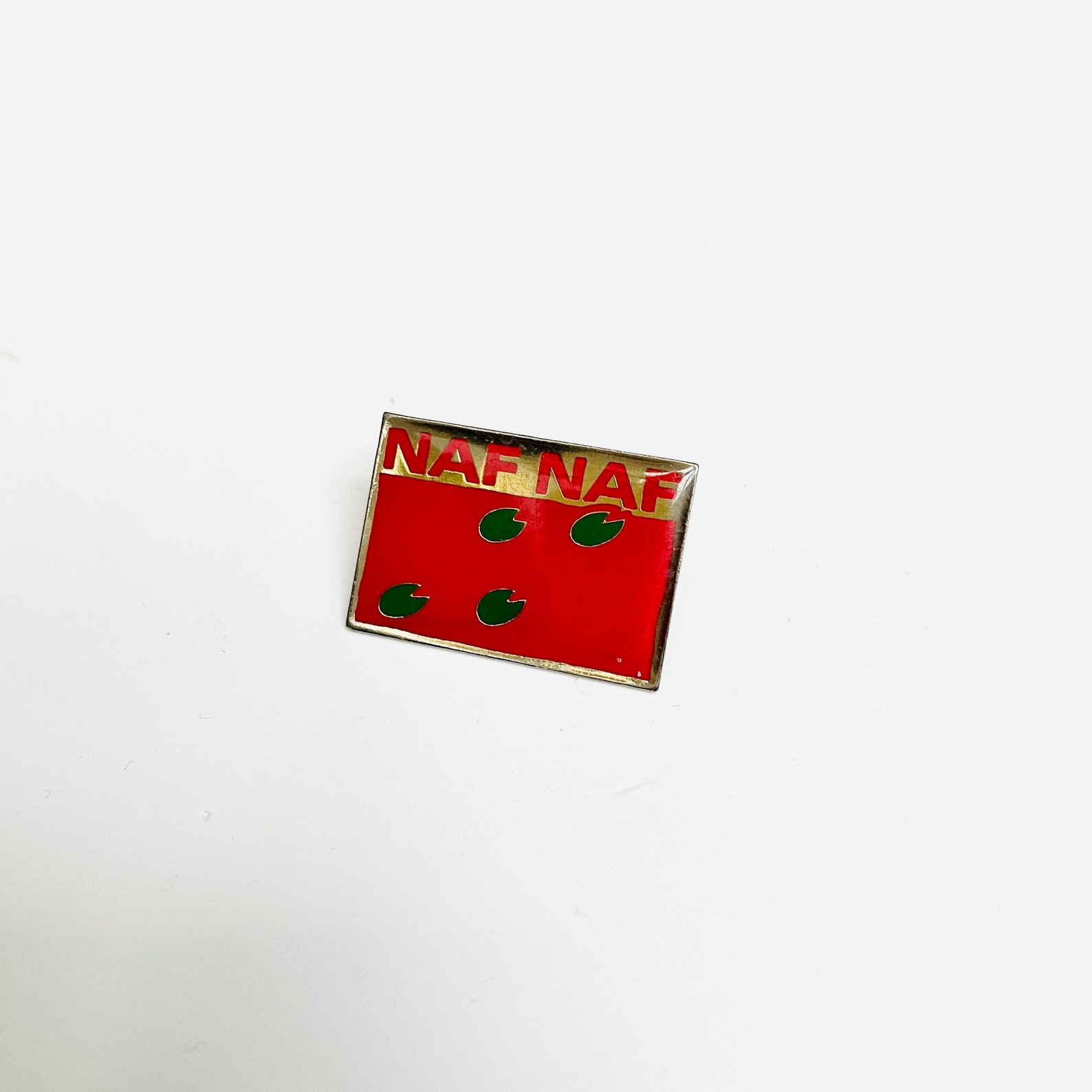 3cm LG Vintage Enamel Pin Badge Naf Naf 90s French Clothes Pin - Etsy