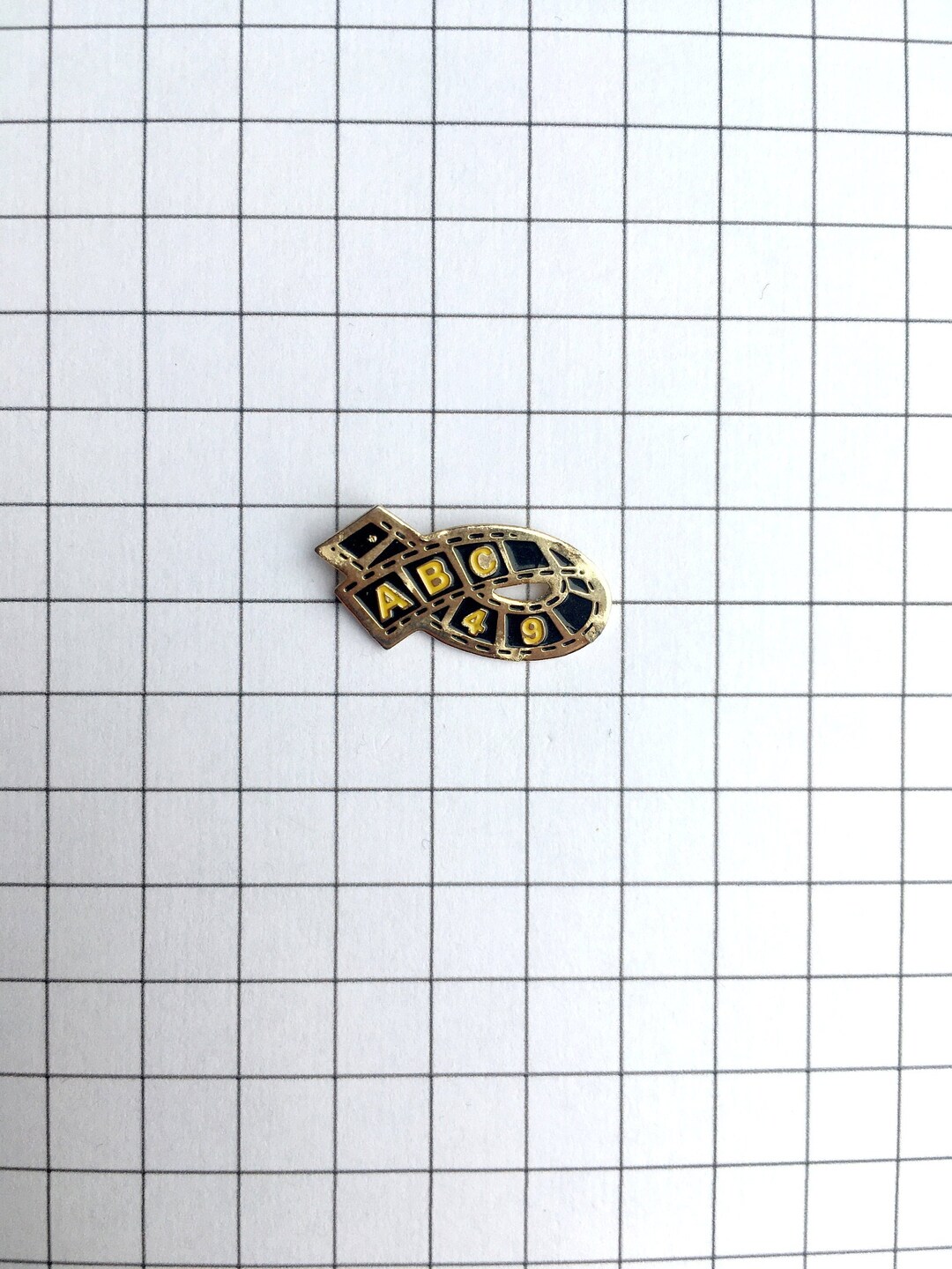 Vintage Enamel Pin ABC Pin Movie Pin Hollywood Film 35mm - Etsy