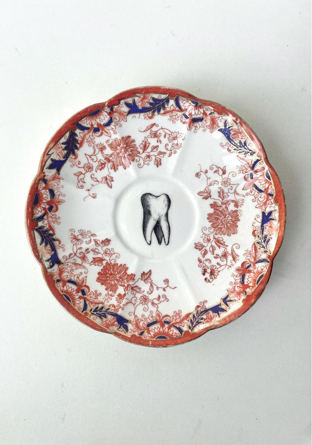 Vintage Victorian Tooth Plate Altered Art / Dental / Dentist / Teeth ...