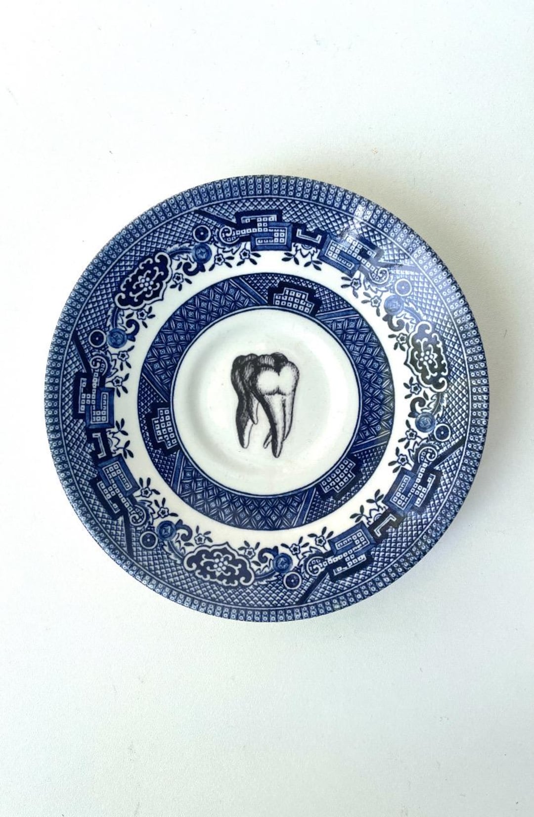 Vintage Victorian Tooth Plate Altered Art / Dental / Dentist / Teeth ...