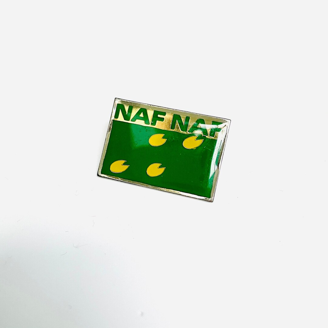 Vintage Naf Naf Enamel Pin Badge - 90s French Fashion - Etsy