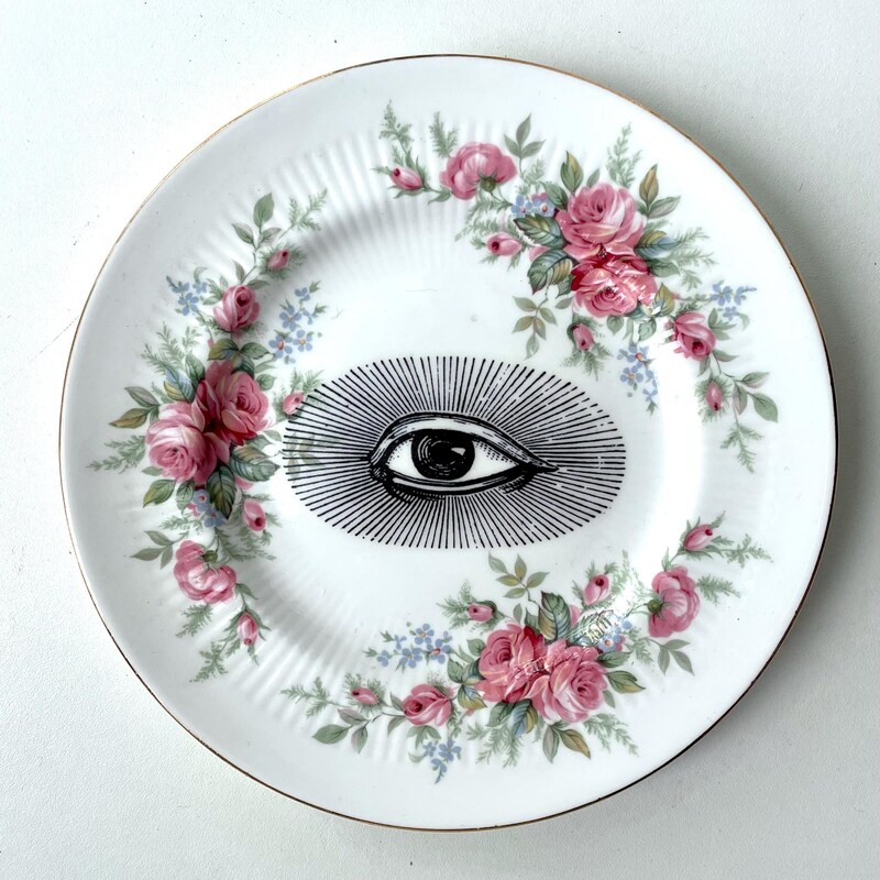 Eye Design Plates - Etsy UK