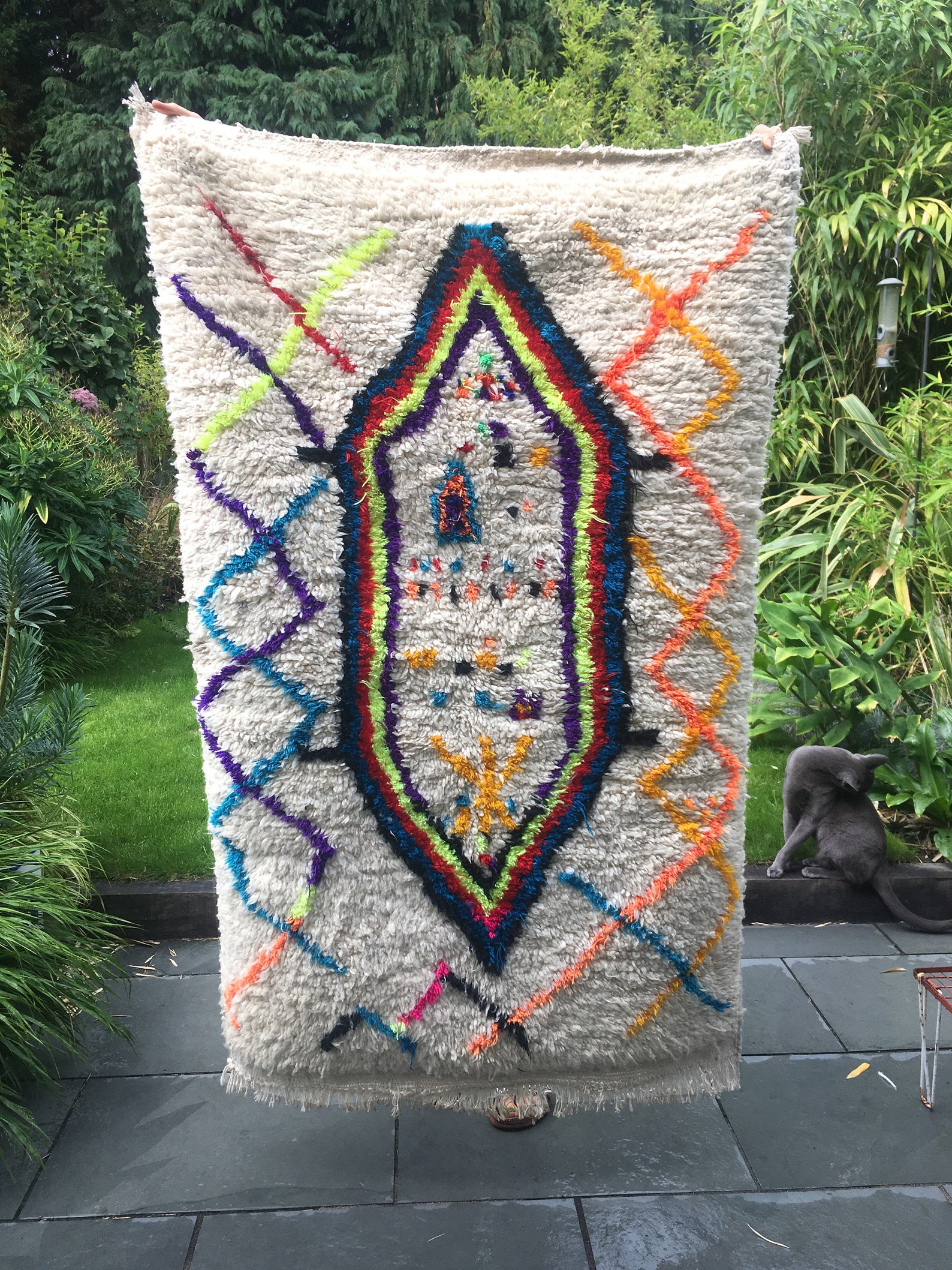 Deep Pile Moroccan Rug / Berber Rug / Ben Ourain Rug / Azilal - Etsy UK