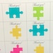 Printable Puzzle Piece Thank You Notes - Etsy