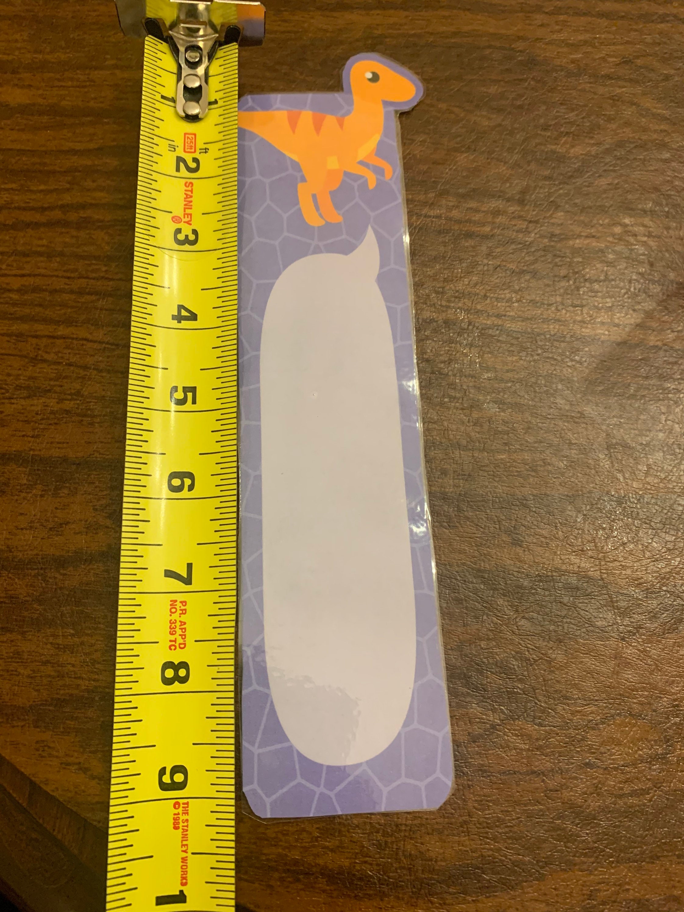 Large Dinosaur Bookmarks | Etsy