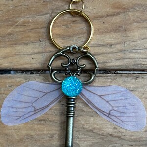 Large Magical Flying Key Keychain/bag Charm/bookmark - Etsy