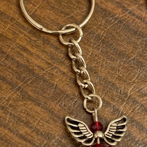 Small Beaded Angel Keychain - Etsy