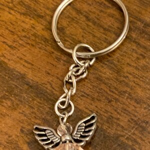 Small Beaded Angel Keychain - Etsy