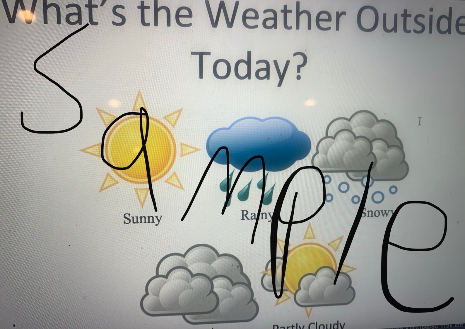 Printable What's the Weather Visual - Etsy