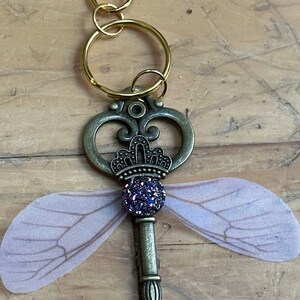 Large Magical Flying Key Keychain/bag Charm/bookmark - Etsy