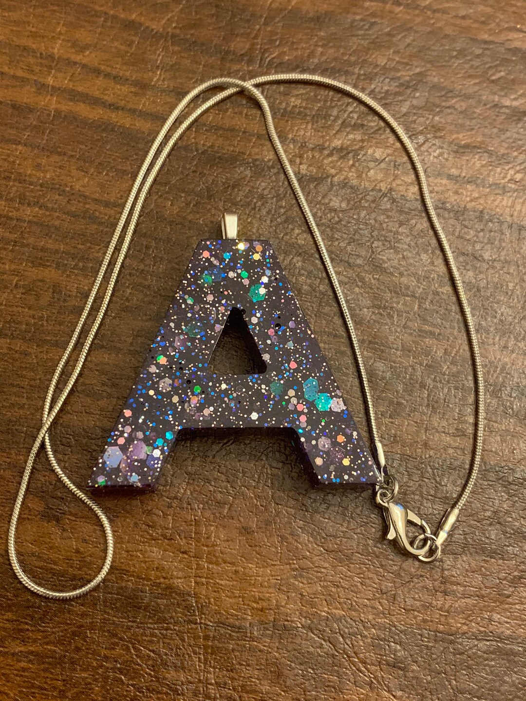 Letter Pendant Necklace/all Letters Available - Etsy