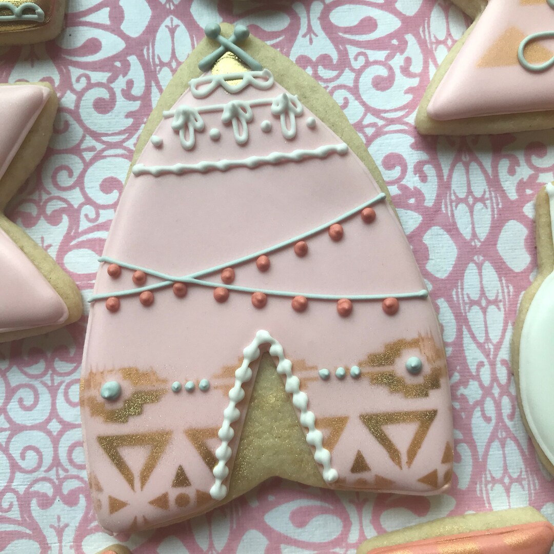 Boho Decorated Sugar Cookies- 1 Dozen - Etsy
