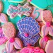 Seashell Beach Decorated Sugar Cookies-1 Dozen - Etsy