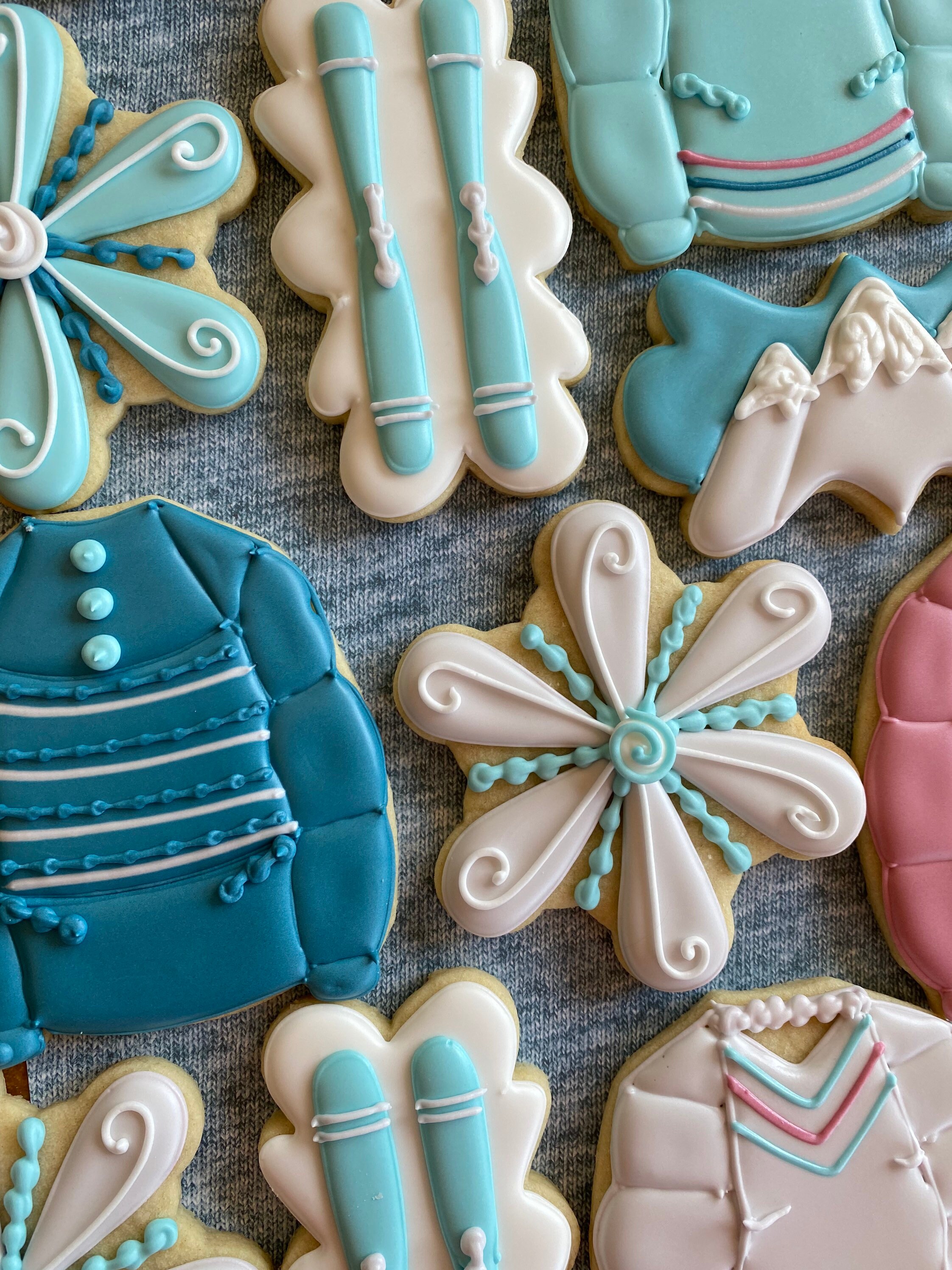 Ski Bunny/ Skiing Decorated Sugar Cookies-1 Dozen - Etsy