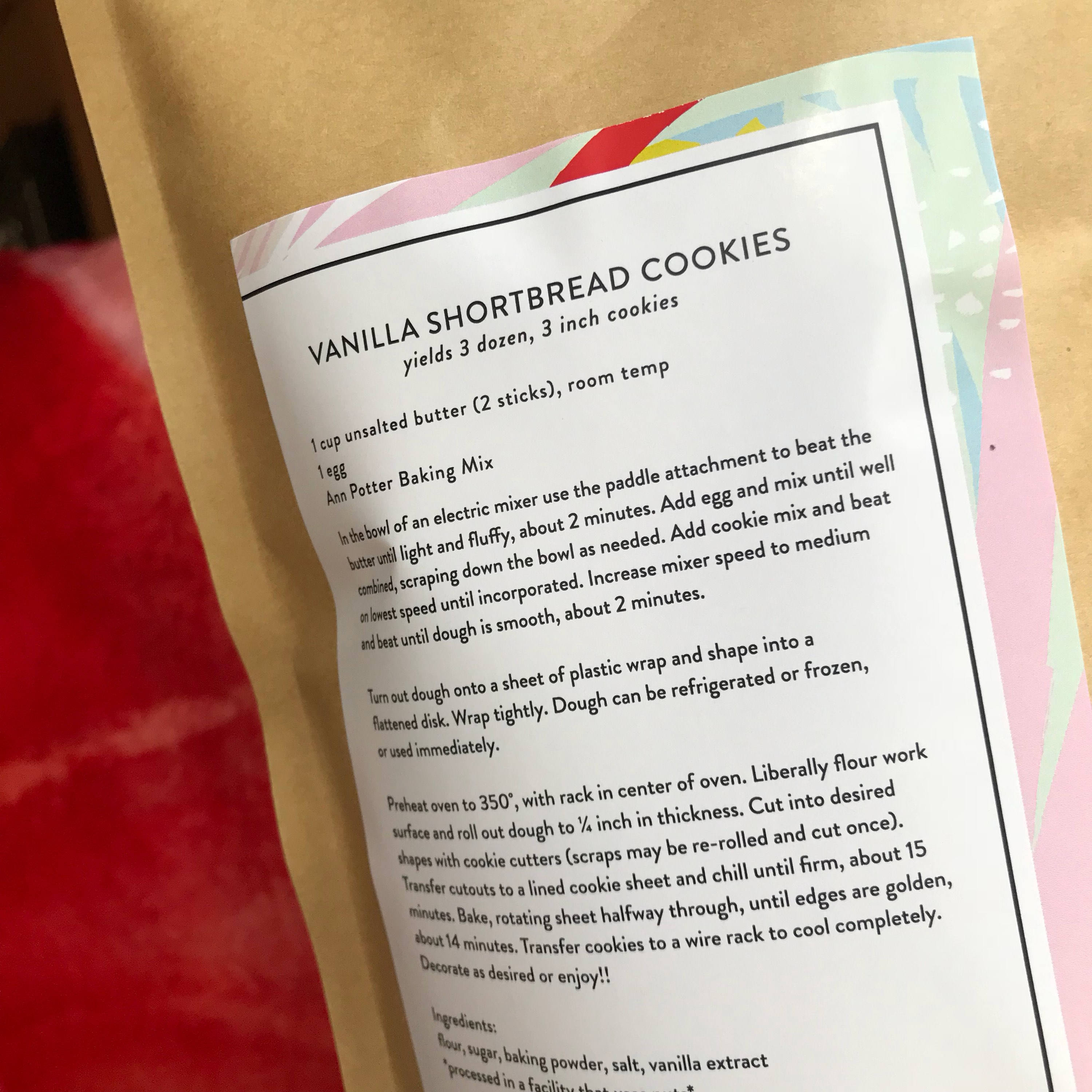 Vanilla Shortbread Cookie Mix - Etsy